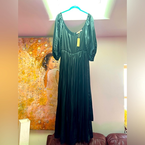 Dresses | Kara Thomas Noir Bellflower Dress | Poshmark